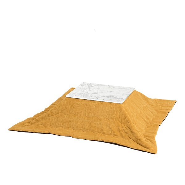 萩原 ハギハラコタツ+うす掛け布団 2点セット アルラ7560MWH+ビケ7560YE(2583951)代引不可