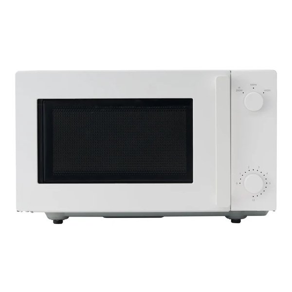 TWINBIRD ツインバードフラット電子レンジ 横開き/18L/ヘルツフリー/ダイヤル式/ホワイト DR-E268W(2614927)送料無料