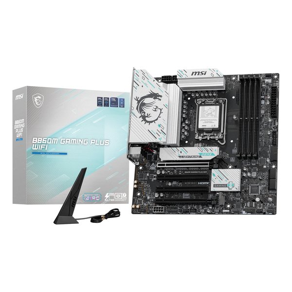 MSI エムエスアイマザーボード Micro-ATX/IntelCoreUltra/Thunderbolt4ポート/Wi-Fi7/5GLAN/PCIe5 B860M GAMING PLUS ...