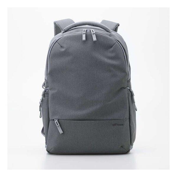 ELECOM エレコム“off toco”バックパックL 22L/15.6インチノートPC収納可/撥水加工/グレー BM-OFBPL01GY(2642833)送料無料