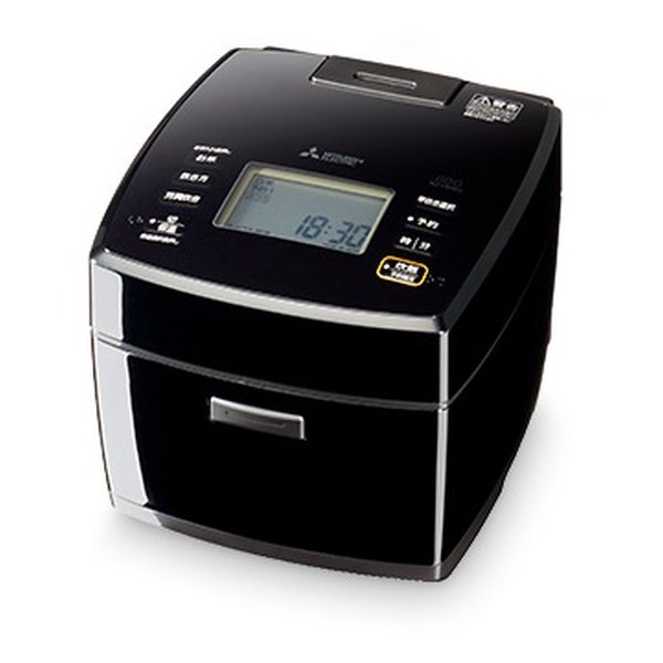 MITSUBISHI 三菱電機 ミツビシデンキIHジャー炊飯器 備長炭/炭炊釜/熾火/5.5合/黒曜 NJ-VS10G-B(2651291)送料無料