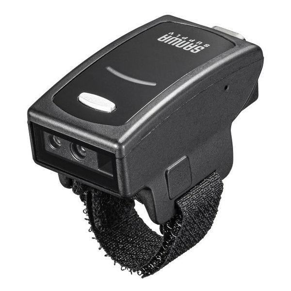 SANWA SUPPLY サンワサプライBluetooth2次元バーコードリーダー リングタイプ BCR-BT2D5BK(2663572)代引不可 送料無料