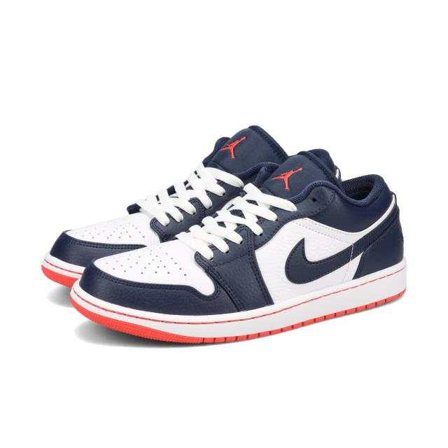 NIKE AIR JORDAN 1 LOW ナイキ エア ジョーダン 1 ロー メンズ OBSIDIAN/EMBER GLOW/WHITE ...