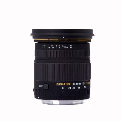 シグマ 18-50mm F2.8 EX DC MACRO デジタル専用 キヤノン用(中古品)