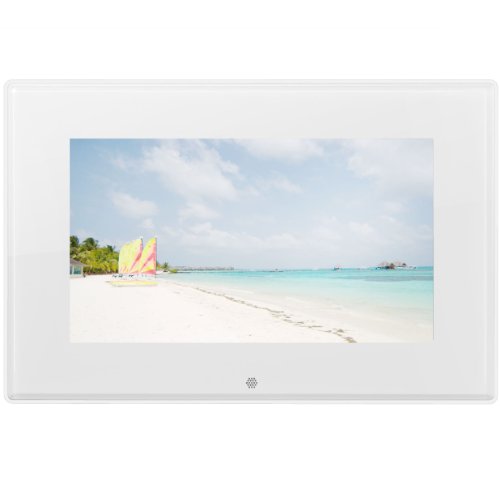 GREEN HOUSE 7インチ デジタルフォトフレーム(800*480) 2GB ホワイト GHV-D(中古品)