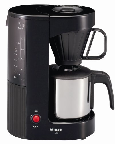タイガー コーヒーメーカー カフェブラック 6杯用  ACX-S060-KQ(中古品)