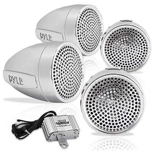 Pyle PLMCA90 1200W Motorcycle/ATV/mobile Mount Amplifier with Dual(中古品)