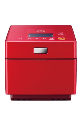 三菱 IHジャー炊飯器 NJ-XS103J-R 5.5合炊き ルビーレッド 炭炊釜 NJ-XS103(中古品)