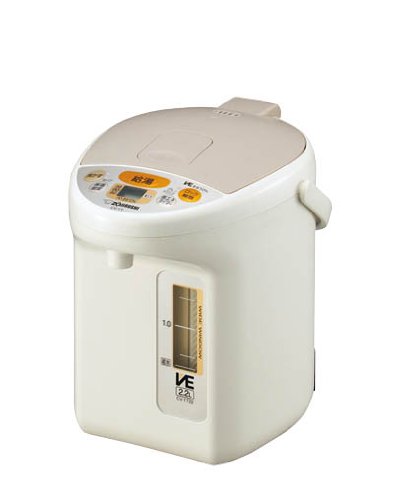 ZOJIRUSHI VE電気まほうびん【2.2L】 ベージュ CV-TT22-CA(中古品)