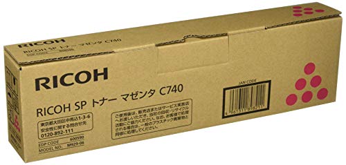 リコー RICOH SP トナー マゼンタ C740 600590(中古品)