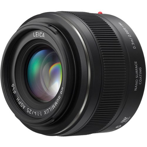 Panasonic マイクロフォーサーズ用 ライカ DG SUMMILUX 25mm F1.4 単焦点  (中古品)