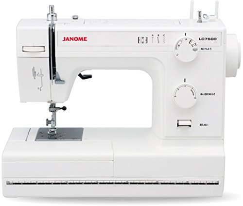 JANOME ジャノメ レザークラフト対応 パワフル 電動ミシン LC7500 レザー針(中古品)