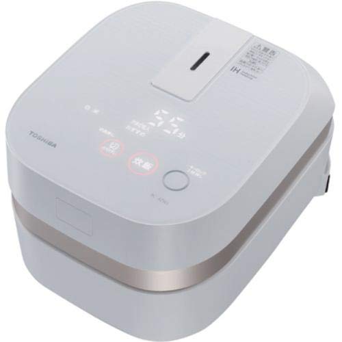 東芝 IHジャー炊飯器（2.5合炊き） グランホワイトTOSHIBA 備長炭かまど本 (中古品)