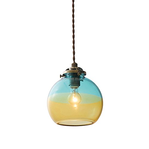 インターフォルム ペンダントライト アルビカ ブルー クリプトン電球付き（中古品）