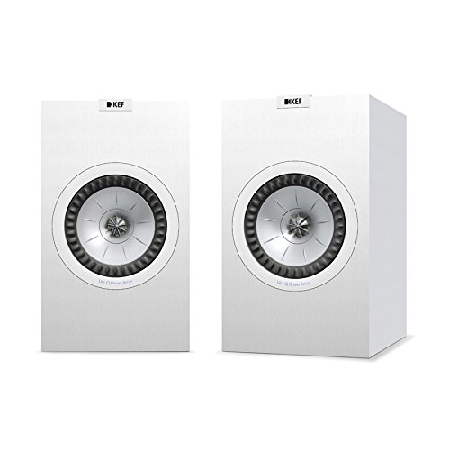 KEF q350本棚スピーカーペア、ホワイト Q350W(中古品)