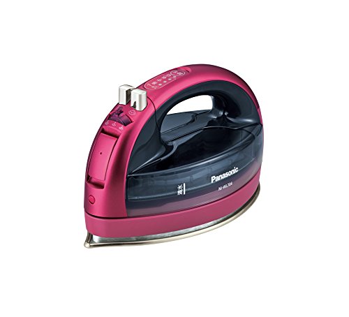 パナソニック コードレススチームWヘッドアイロン ピンク NI-WL704-P(中古品)