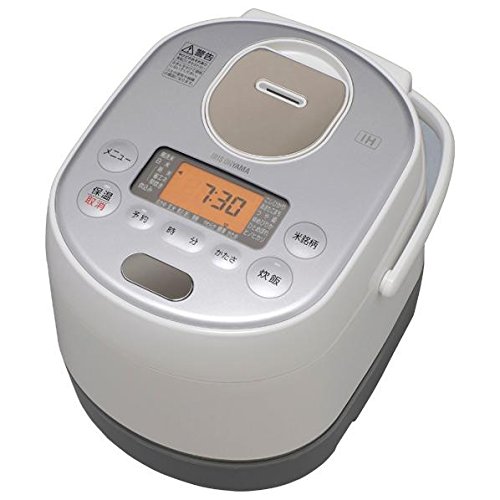 アイリスオーヤマ IH炊飯ジャー(3合炊き) エディオンオリジナル ホワイト R(中古品)