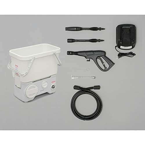 アイリスオーヤマ タンク式高圧洗浄機 充電タイプ SDT-L01N(中古品)