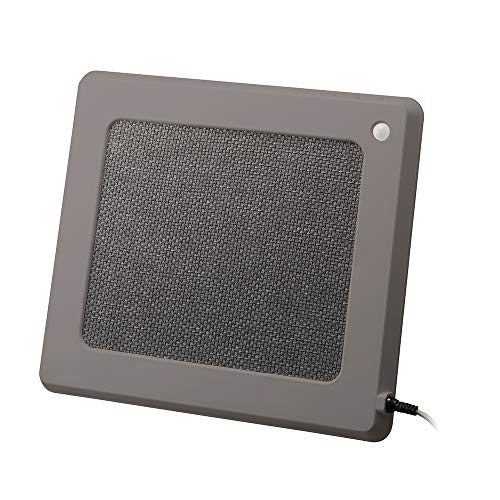 ドウシシャ 足元パネルヒーター 人感センサー付き グレー ピエリア PHT-005(中古品)