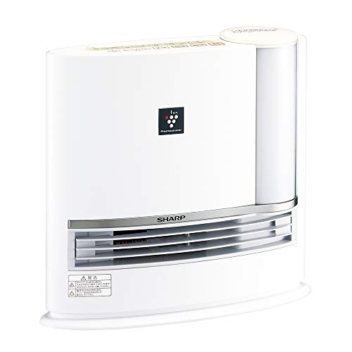 シャープ プラズマクラスター搭載 加湿機能付 セラミックファンヒーター ホ(中古品)