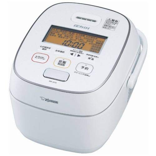 象印 圧力IH炊飯器(5.5合炊き) ホワイト ZOJIRUSHI 極め炊き NW-JU10-WA(中古品)