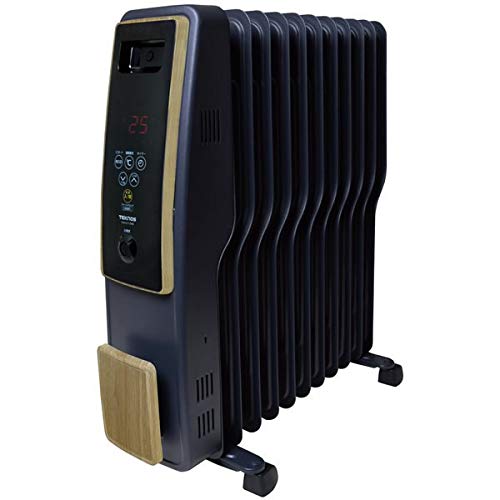 TOH-D1110NB テクノス オイルヒーター 11枚フィン デジタル表示 木目調(中古品)