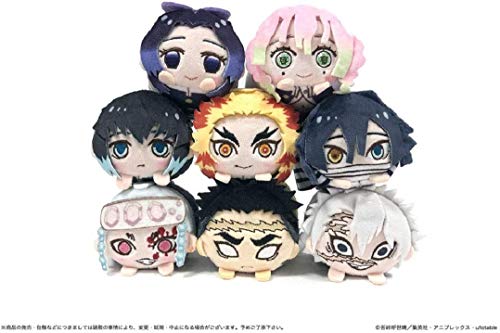 鬼滅の刃 もちころりん ぬいぐるみマスコット 柱 ver. BOX商品 1BOX=8個入 （中古品）