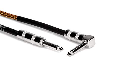 Hosa GTR518R Cable de guitare Tweed fiche coudee longueur 5 m(未使用品)