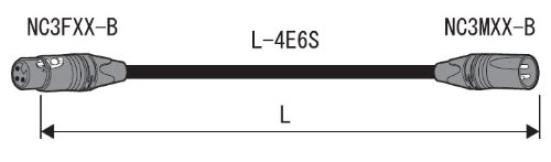 CANARE XLRケーブル(20m) EC20-B(未使用品)