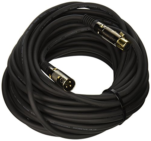 Monoprice 1097???4756?50プレミアシリーズXLRオスからXLRメス16?AWGケーブ(未使用品)