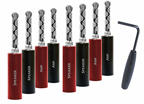 AudioQuest Suregrip # 100シリーズシルバーBananas 8パック(未使用品)