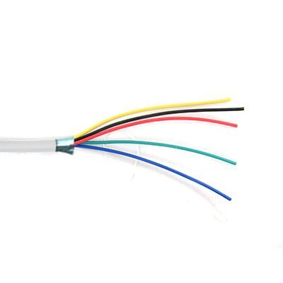 6?C / 18?AWG Stranded Shielded plenum- white- 1000?ftスプール分散by NA(未使用品)