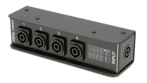 Whirlwind Sbnl 1?x nl4?to 4?x nl4?parallel-wired Speakonスプリッタスピ(未使用品)