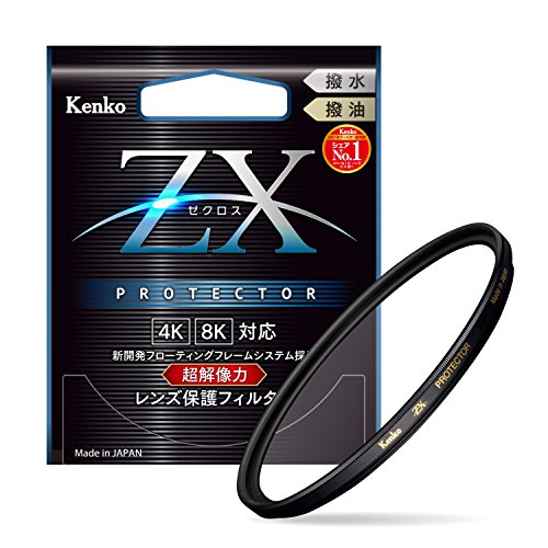 Kenko レンズフィルター ZX プロテクター 62mm レンズ保護用 撥水・撥油コ (未使用品)