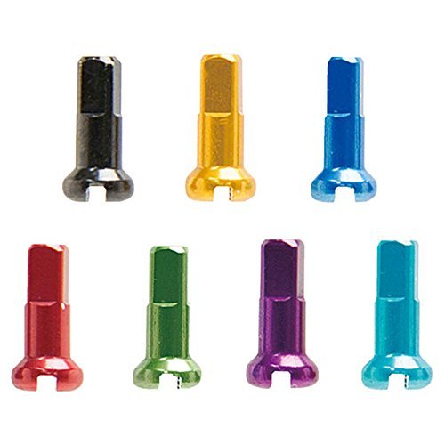 DT SWISS アルミニップル 2.0×12mm 100個セット ターコイズ(SKN00308)(未使用品)