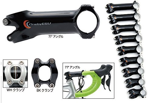 OnebyESU(ワンバイエス) 77ステム 100?o CBK/BK クリアブラック/ブラック 1(未使用品)