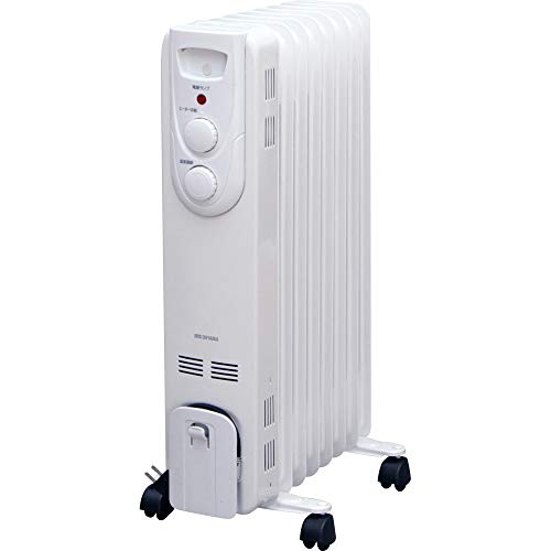 アイリスオーヤマ オイルヒーター ストレート メカ式 IOH-1208KS-W(未使用品)