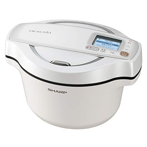 シャープ 自動調理 鍋 ヘルシオ ホットクック 1.6L 無水鍋 AIoT対応 ホワイ(未使用品)