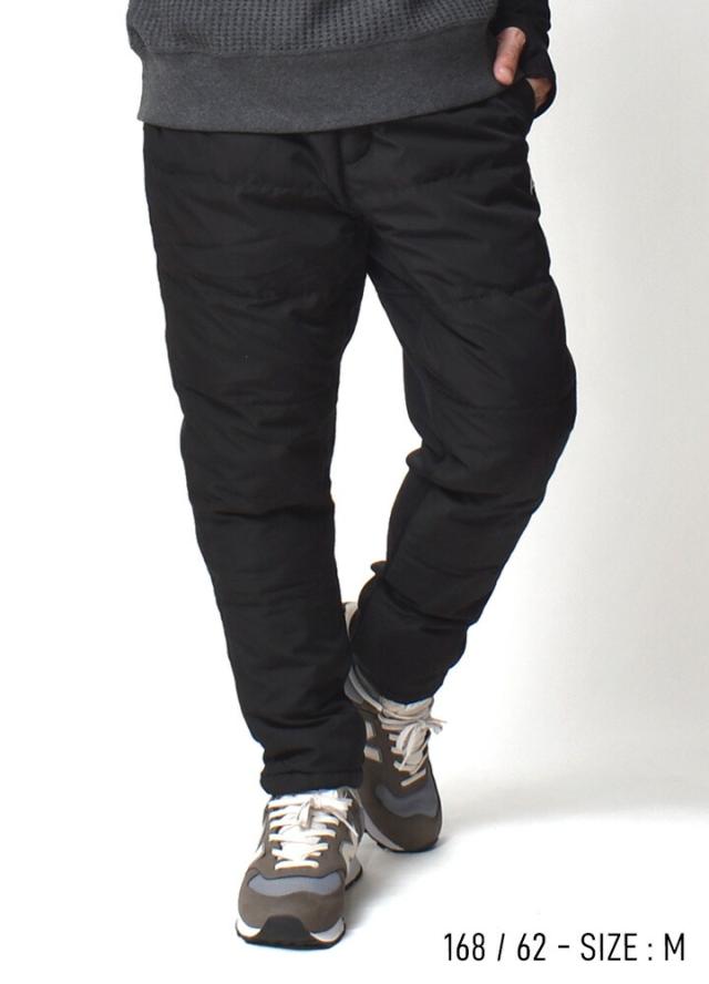 ダウンパンツ 裏起毛 メンズ | 全4色 M~XL クライミングパンツ