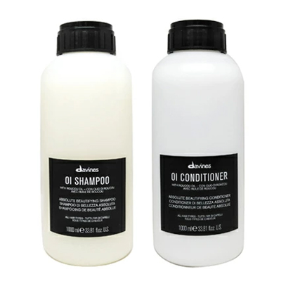 ● セット販売 ダヴィネス オイ シャンプー 1000ml + オイ コンディショナー 1000ml ポンプなし 美容室専売 サロン専売 davines