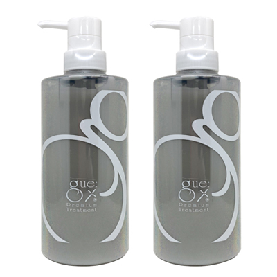 ● 2本セット ギュー プレミアム トリートメント 500ml ヘアパック サロン専売 美容室専売 保湿 ボトル GUE