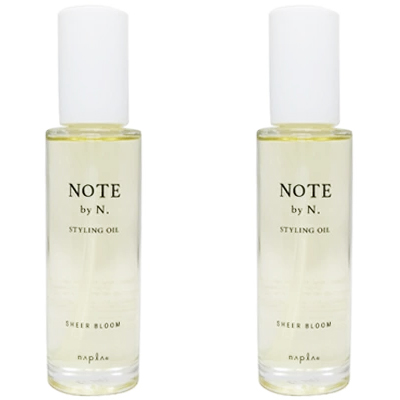 ● 2本セット ナプラ ノート バイ エヌドット スタイリングオイル シアーブルーム 100ml 美容室専売 サロン専売 スタイリング ヘアオイル N. NAPLA