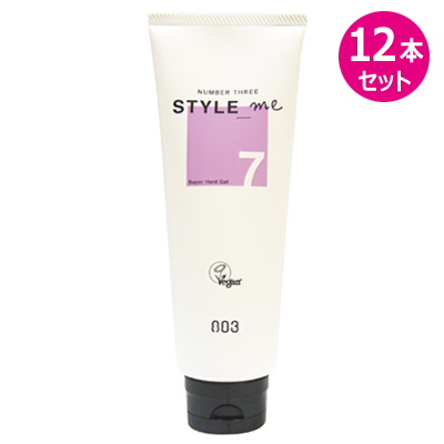 ● 【12本セット】 ナンバースリー スタイルミー スーパーハード ジェル 150g 美容室専売 美容室 美容院 サロン 専売 ヘアスタイリング NUMBER THREE NO3 Style me Super Hard Gel ヘアケア