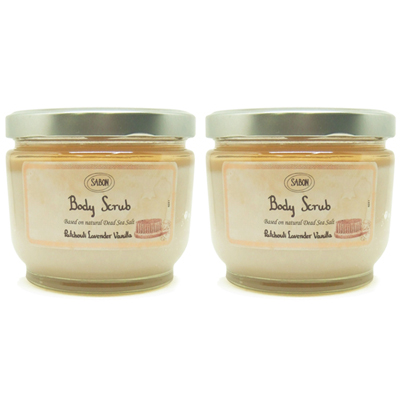 ● 2個セット サボン ボディスクラブ パチュリ ラベンダー バニラ 600g ボディケア スクラブ パチョリ SABON Patchouli Lavender Vanilla