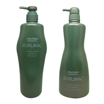 ● セット販売 資生堂 サブリミック フェンテフォルテ シャンプー DS 1000ml + スカルプトリートメント 1000g サロン専売 美容室専売 洗い流す SHISEIDO