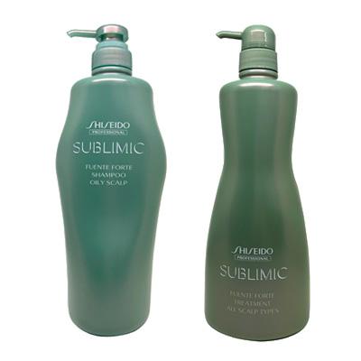 ● セット販売 資生堂 サブリミック フェンテフォルテ シャンプー OS 1000ml + スカルプトリートメント 1000g サロン専売 美容室専売 洗い流す SHISEIDO