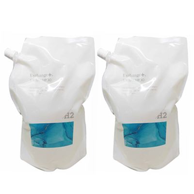 ● 【2本セット】 ストリ エクスチェンジ プラス H2 シャンプー 1000ml 詰め替え レフィル サロン専売 美容室専売 サロン 美容院 美容室 泡 頭皮 髪 ヘア ヘアケア 水素 さらさら つや 艶 メンズ レディース 男性 女性 STRI 送料無料