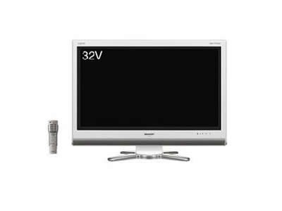 シャープ 32V型 液晶 テレビ AQUOS LC-32D30-W ハイビジョン 2008年モデル(中古品)