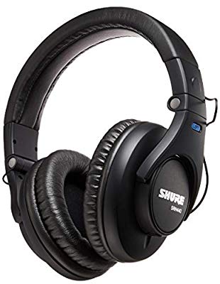 SHURE ヘッドホン SRH440 密閉型 プロフェッショナル スタジオ用 SRH440-A (中古品)