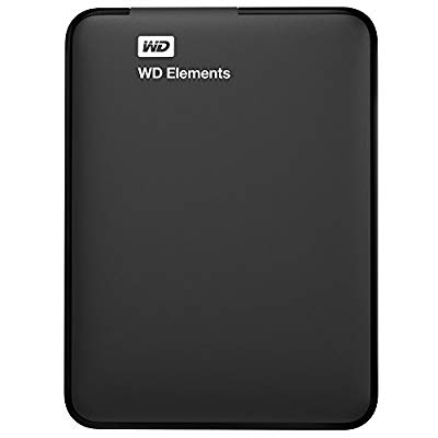 WD HDD ポータブルハードディスク 1TB WD Elements Portable WDBUZG0010BBK(中古品)